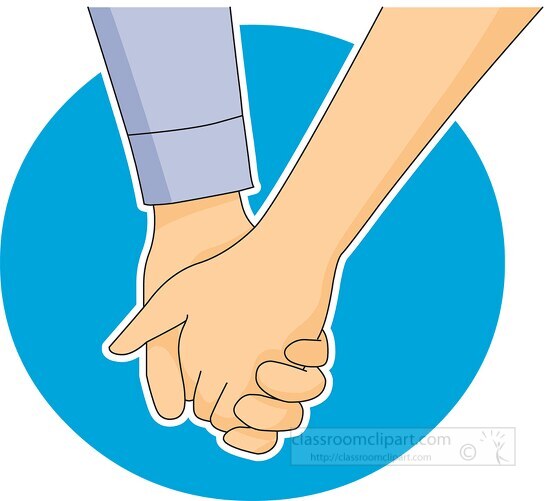 hand_in_hand - Classroom Clip Art