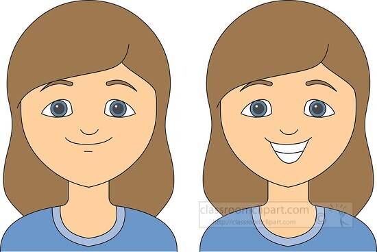 Emotions and Expressions Clipart - happy emotional expression 914