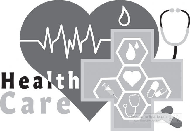health care gray color - Classroom Clip Art