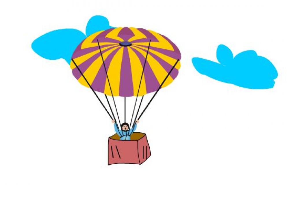 Hot Air Balloon Animation - Classroom Clipart