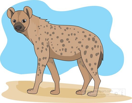hyena african carnivore mammal clipart - Classroom Clipart