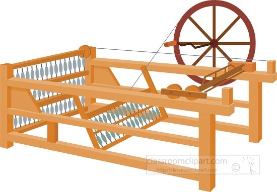 invention spinning jenny clipart - Classroom Clipart
