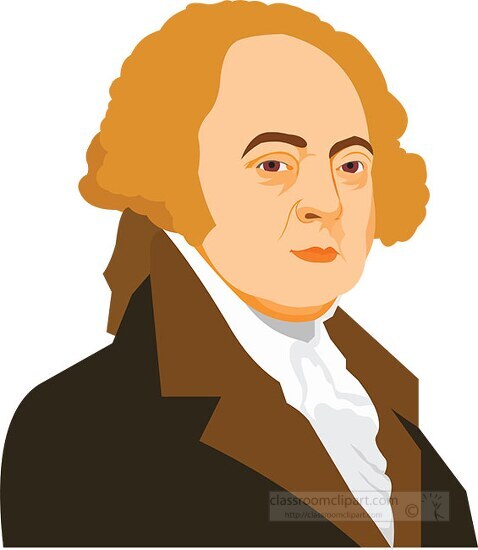 john-adams-american-presidents-2-clipart - Classroom Clip Art