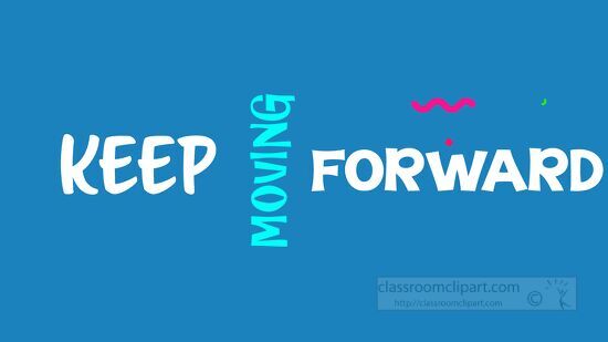 keep moving forward 740 - Classroom Clip Art