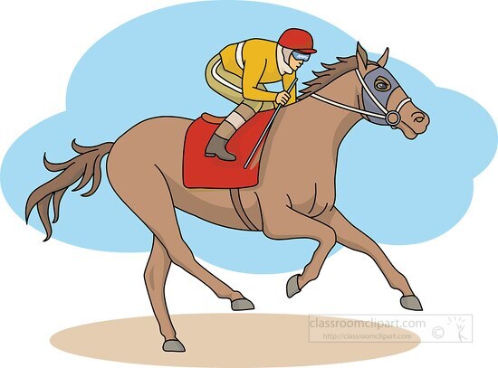kentucy derby horse race - Classroom Clipart