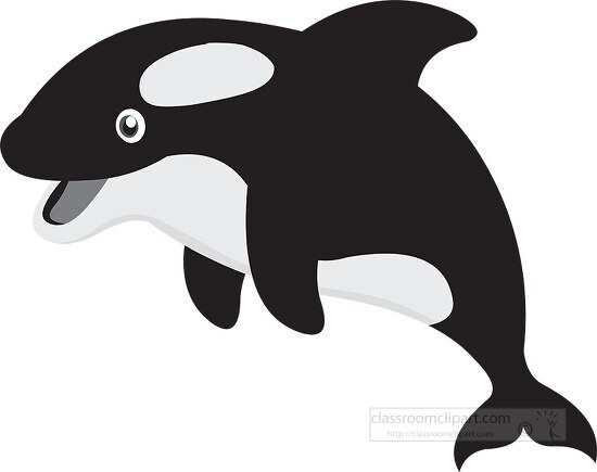 killer-whale-orca-marine-life-clipart - Classroom Clipart