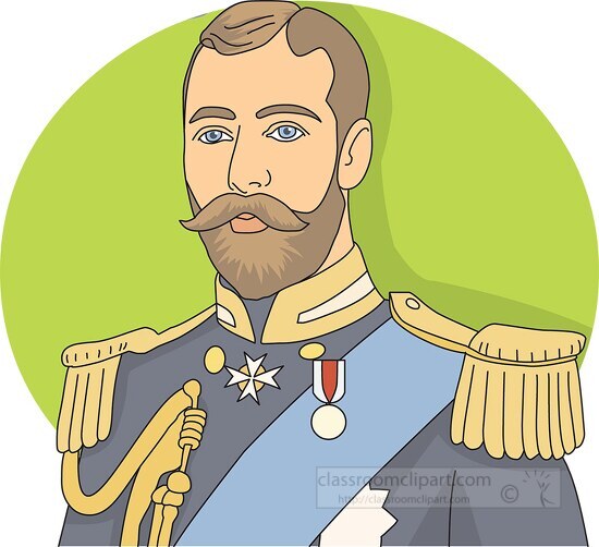 king george england - Classroom Clip Art