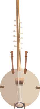 kora string instrument from africa vector clipart image - Classroom ...