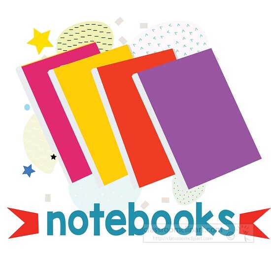 learning to read pictures and word notebooks - Classroom Clip Art