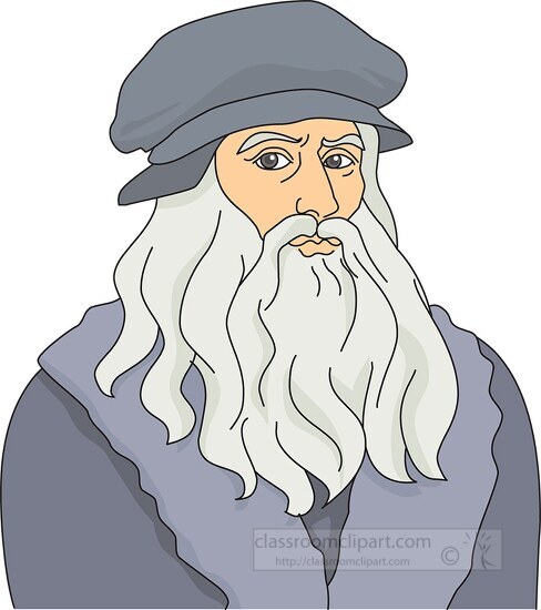 leonardo da vinci clipart - Classroom Clip Art