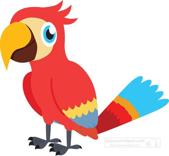 Free Macaw Bird Clipart - Classroom Clipart