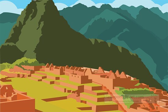 machu picchu peru clipart - Classroom Clip Art