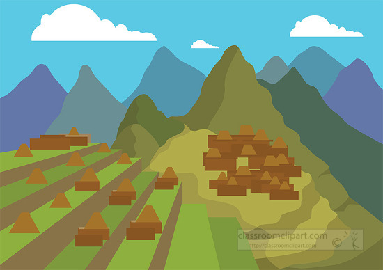 machu picchu peru inca empire clipart - Classroom Clip Art