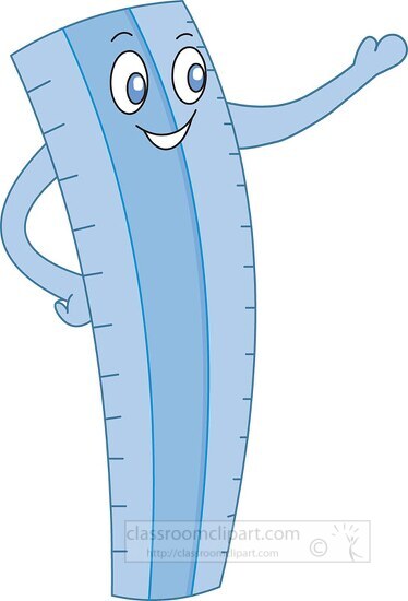 mathematics ruler cartoon 7158 - Classroom Clip Art