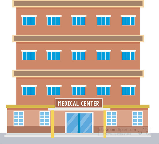 medical center building clipart 045 - Classroom Clip Art