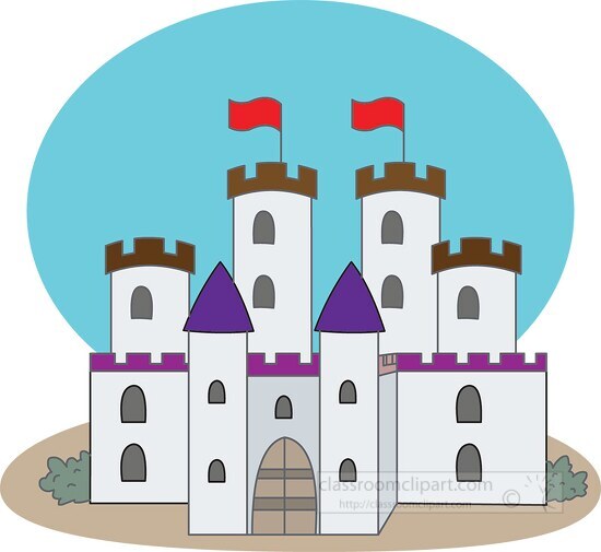 medieval castle clipart - Classroom Clip Art