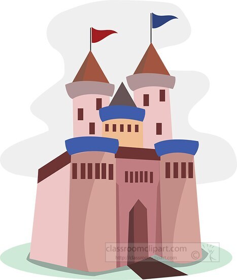 medieval castle in scotland clipart - Classroom Clip Art
