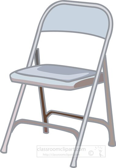 Metal Folding Chair Clipart Classroom Clip Art