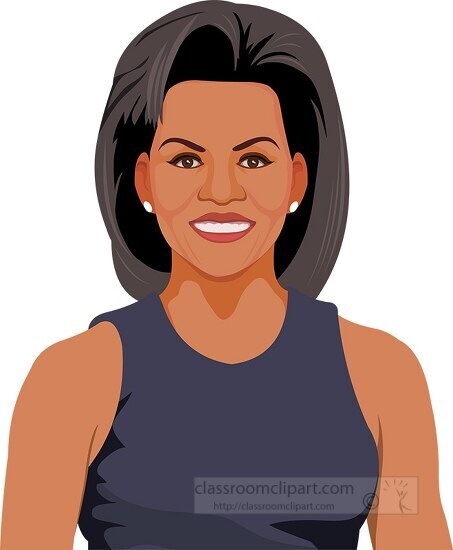 michelle obama first lady of united states clipart 125 - Classroom Clip Art