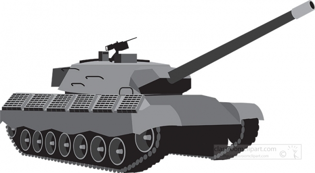 military vehicles war tank military gray color 2 - Classroom Clip Art