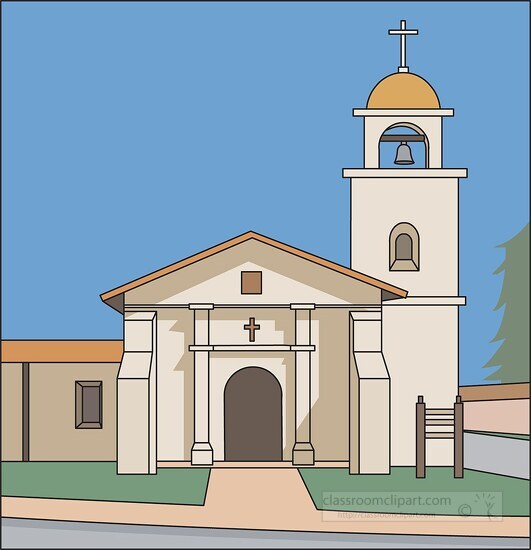 mission santa cruz - Classroom Clip Art