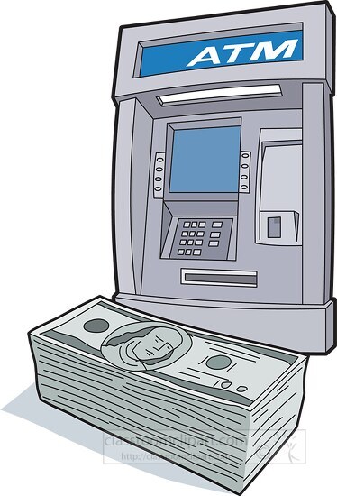money atm bank 03 - Classroom Clip Art