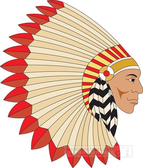 native american headdress clipart - Classroom Clip Art