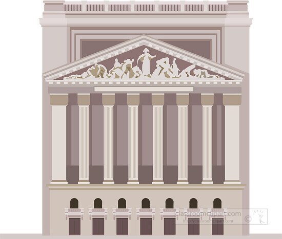 new york stock exchange building clipart - Classroom Clip Art