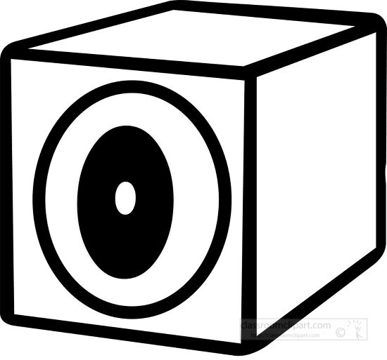 O alphabet block black white clipart - Classroom Clip Art
