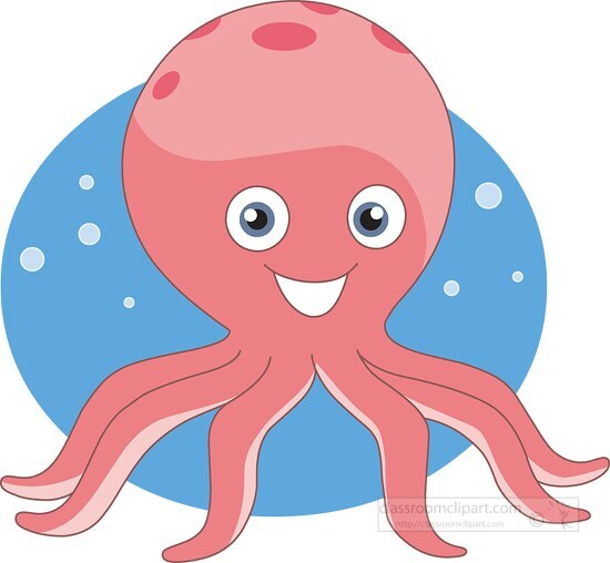 octopus marine life 002 - Classroom Clip Art