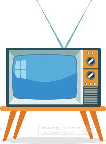 old-television-clipart - Classroom Clip Art