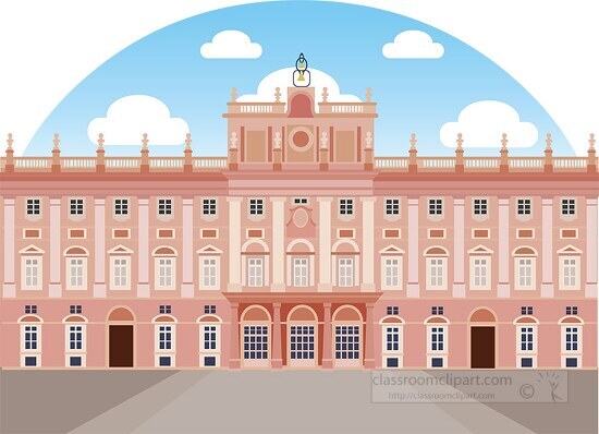 palacio real royal palace spain clipart - Classroom Clip Art