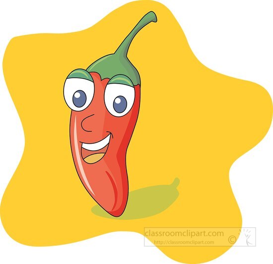 pepper cartoon vegetable clipart - Classroom Clip Art