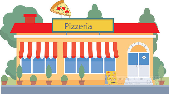 pizzeria building clipart 050 - Classroom Clip Art