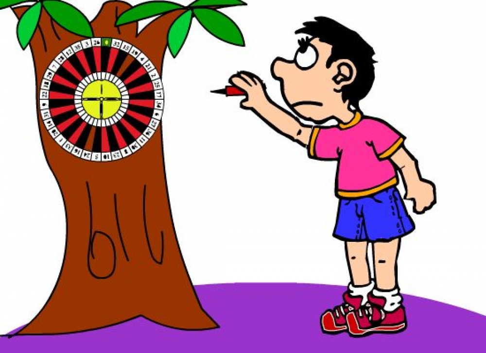 Playing Darts Animation - Classroom Clip Art