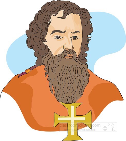 portrait henry the navigator explorer clipart - Classroom Clipart
