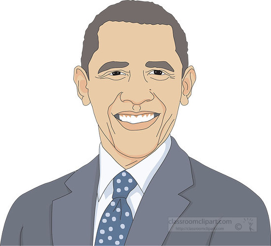 president-barack-obama-clipart - Classroom Clip Art