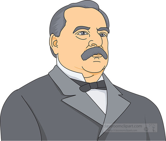 president-grover-cleveland-clipart - Classroom Clip Art