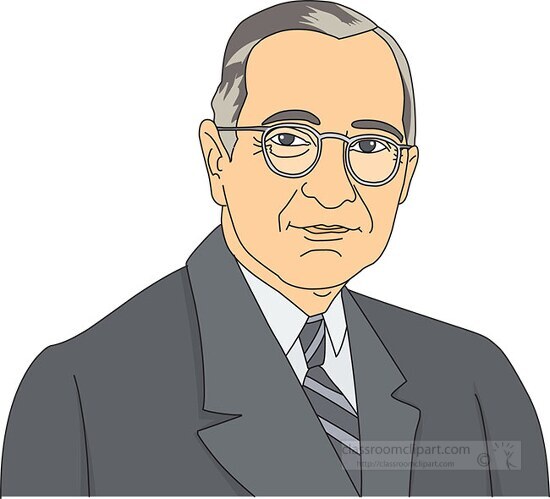 president-harry-s-truman-clipart - Classroom Clip Art