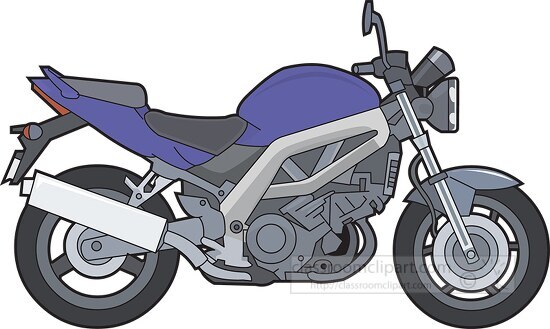 purple suzuki motorcycle clipart 815 - Classroom Clipart