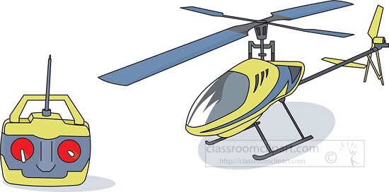 radio controlled helicopter - Classroom Clip Art