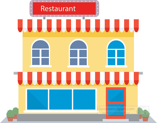 restaurant with sign clipart 132 - Classroom Clip Art