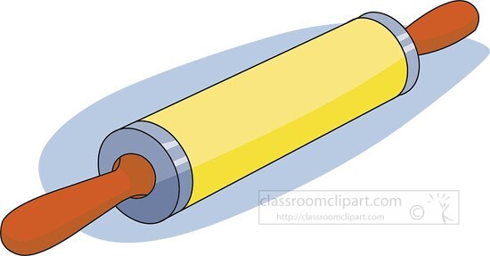 rolling pin for baking - Classroom Clip Art