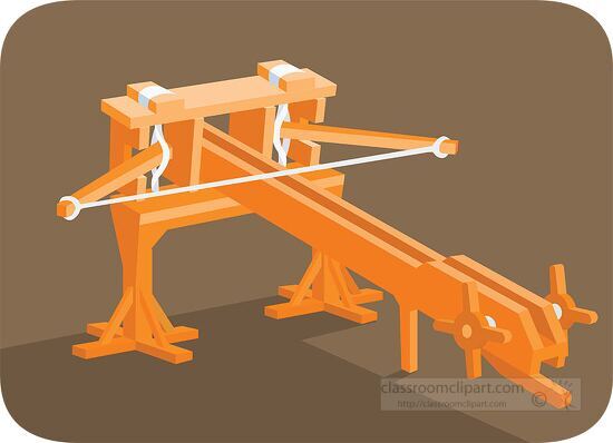 roman ballista giant crossbow ancient rome clipart - Classroom Clip Art