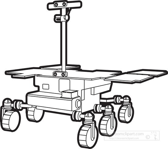rover-on-mars-clipart - Classroom Clip Art