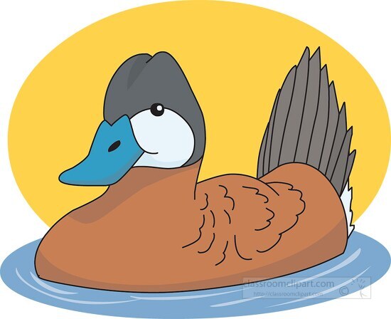 Ruby Duck Clipart - Classroom Clip Art