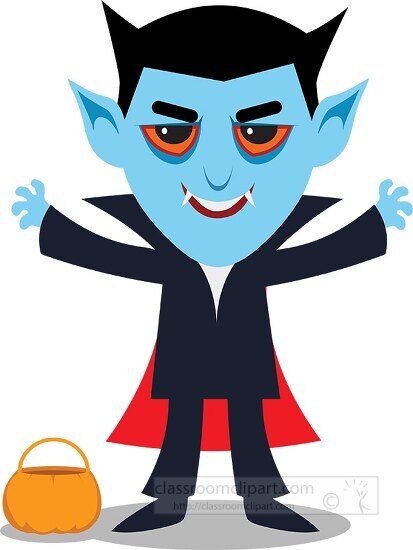 scary dracula character halloween clipart - Classroom Clip Art