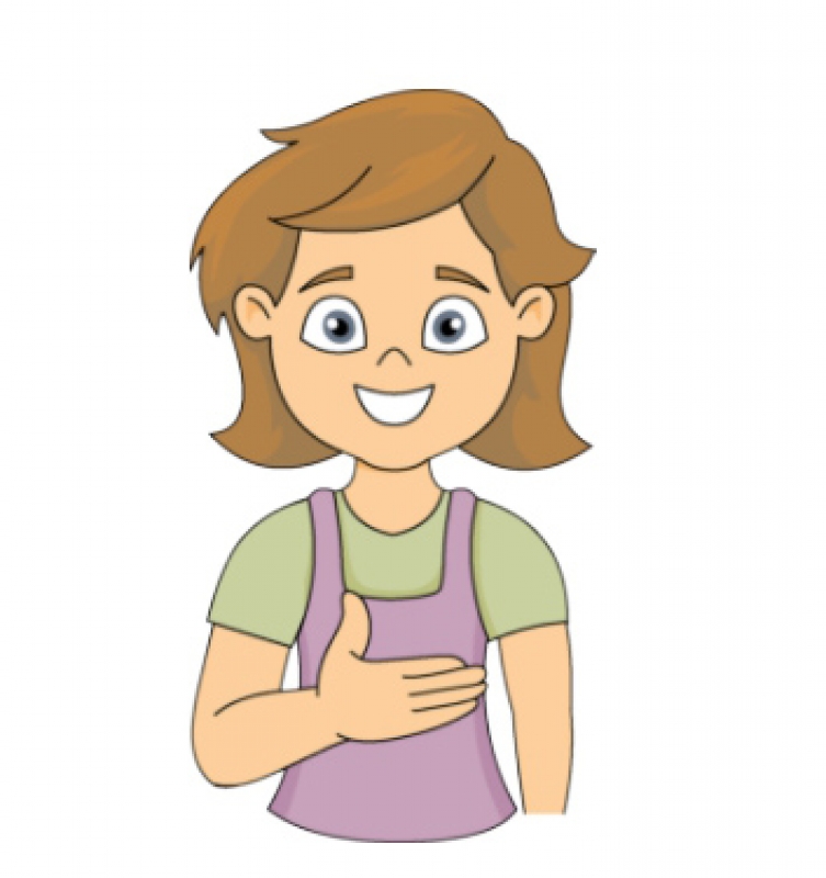 sign language happy animation - Classroom Clip Art