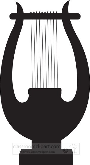 silhouette string musical instrument clipart - Classroom Clip Art