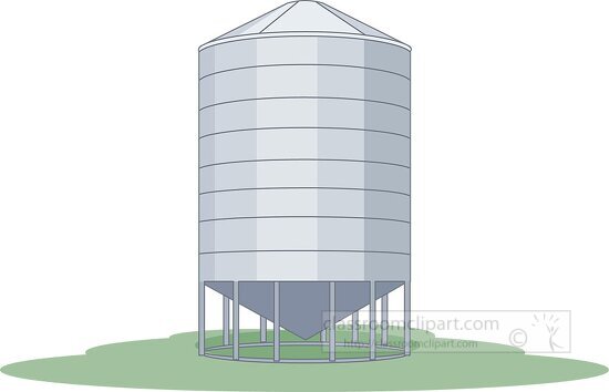 Free silo building used for agriculture clipart 898 - Classroom Clipart